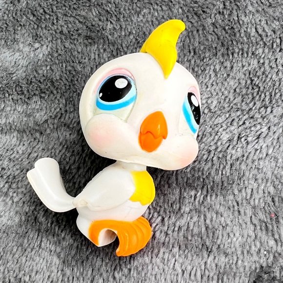 Hasbro | Toys | Lps Littlest Pet Shop Bird Cockatoo White Portable Pets ...